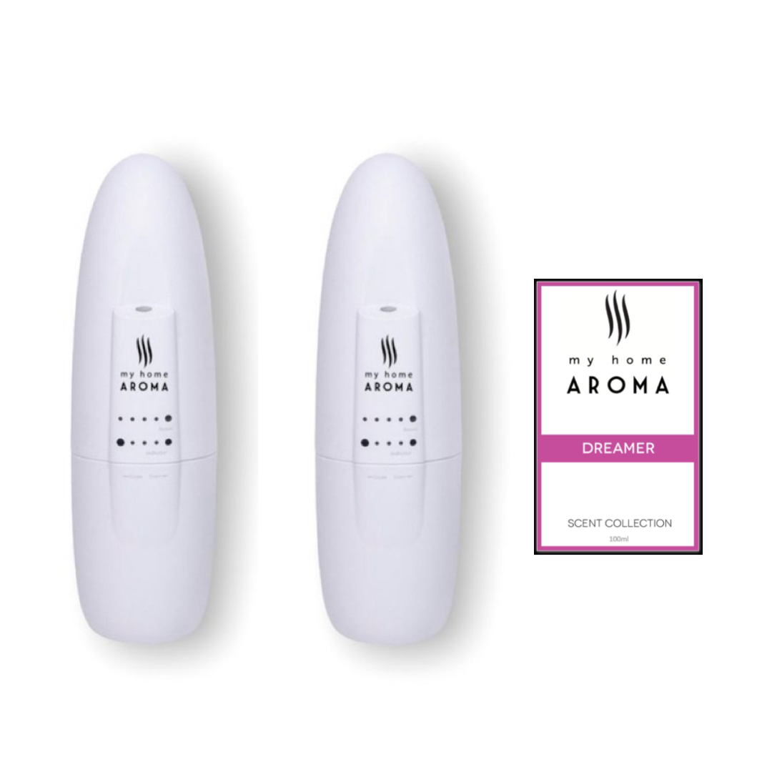 My Home Aroma Bundle • 2 Diffusers + 2 Aroma Oil Scents